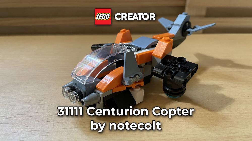 LEGO MOC 31111 - Centurion Copter by notecolt | Rebrickable - Build ...