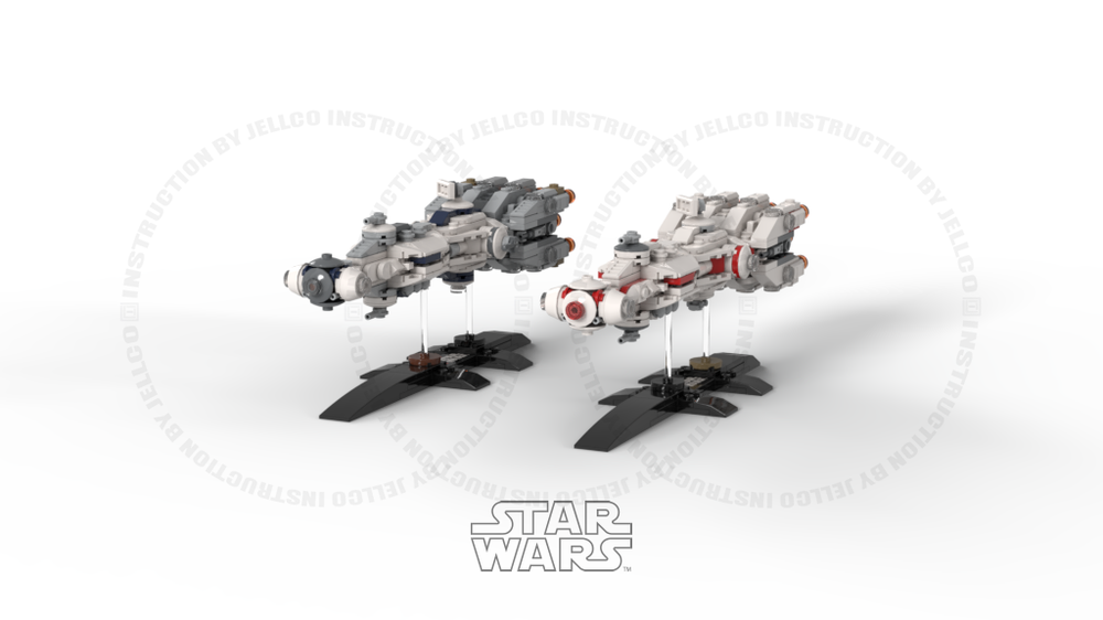 LEGO MOC Micro CR-90 Collerian Corvette for Rebel Alliance Fleet ...