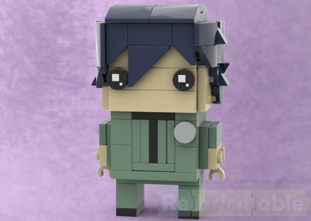 LEGO MOC Persona 1 Protagonist by goldengamer72 | Rebrickable - Build ...