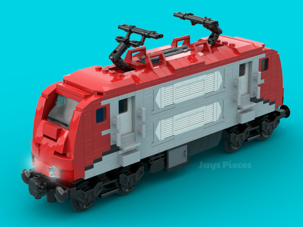 LEGO MOC LEGO Custom German Inspired Locomotive Electric Train by Jays ...