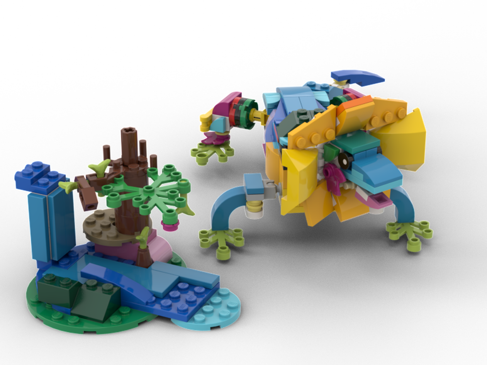 LEGO MOC 31136 Frilled Lizard by zengogobrick | Rebrickable - Build ...