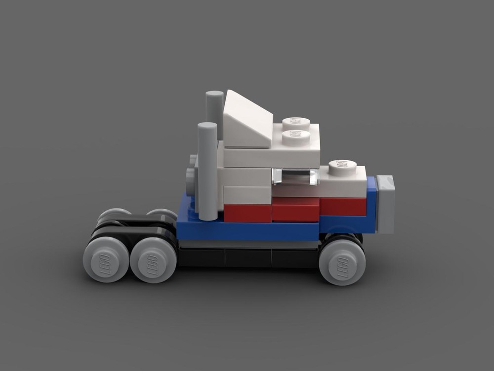 LEGO MOC Micro Scale - Highway Rig 5580 by Bricksota | Rebrickable ...