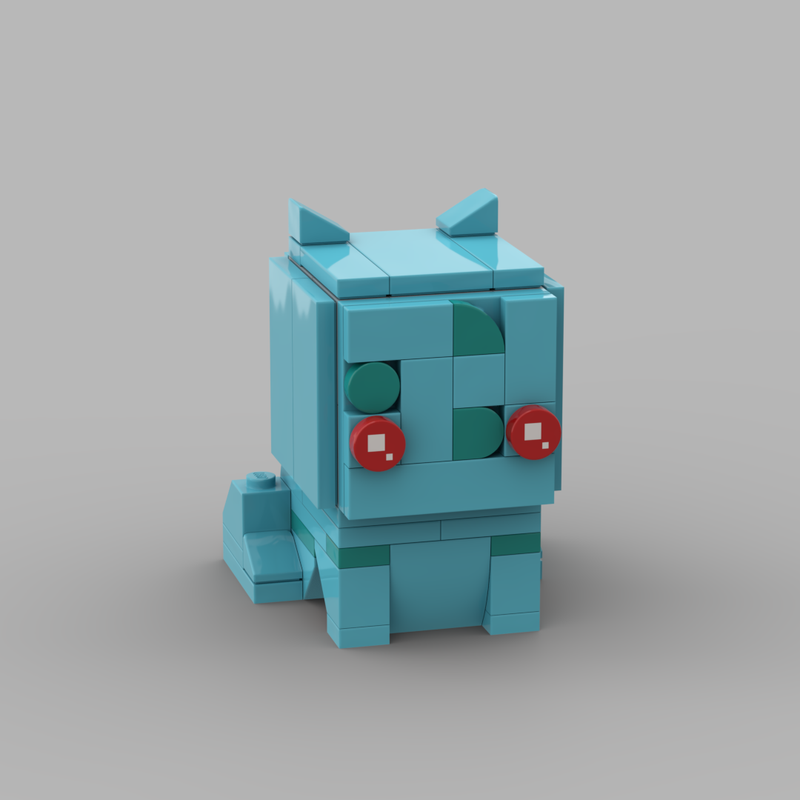 LEGO MOC Bulbasaur (Pokémon) by herpuderpules | Rebrickable - Build ...