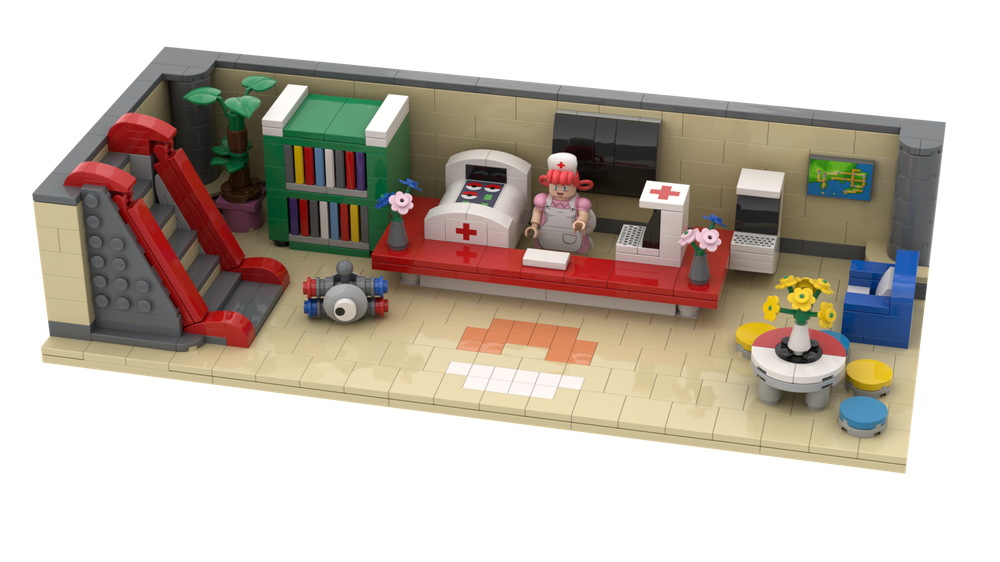 Lego Moc Pokemon Center By Narayoh Rebrickable Build With Lego