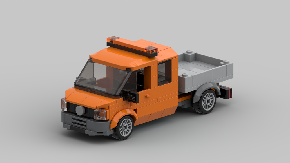 LEGO MOC Volkswagen T5 Kommunal by _res | Rebrickable - Build with LEGO