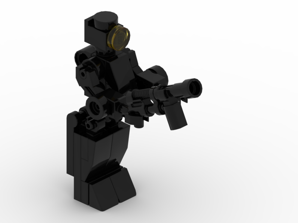 LEGO MOC guard robot by MOCgarage | Rebrickable - Build with LEGO
