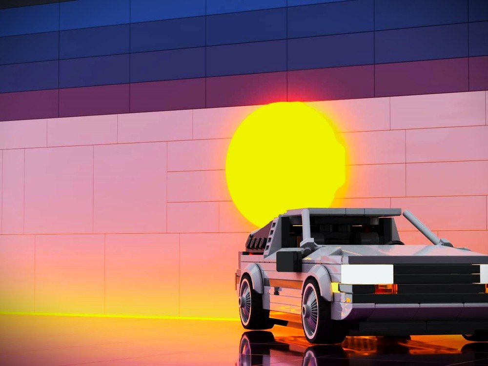 Lego Moc Delorean Dmc 12 By Sweeng Rebrickable Build With Lego