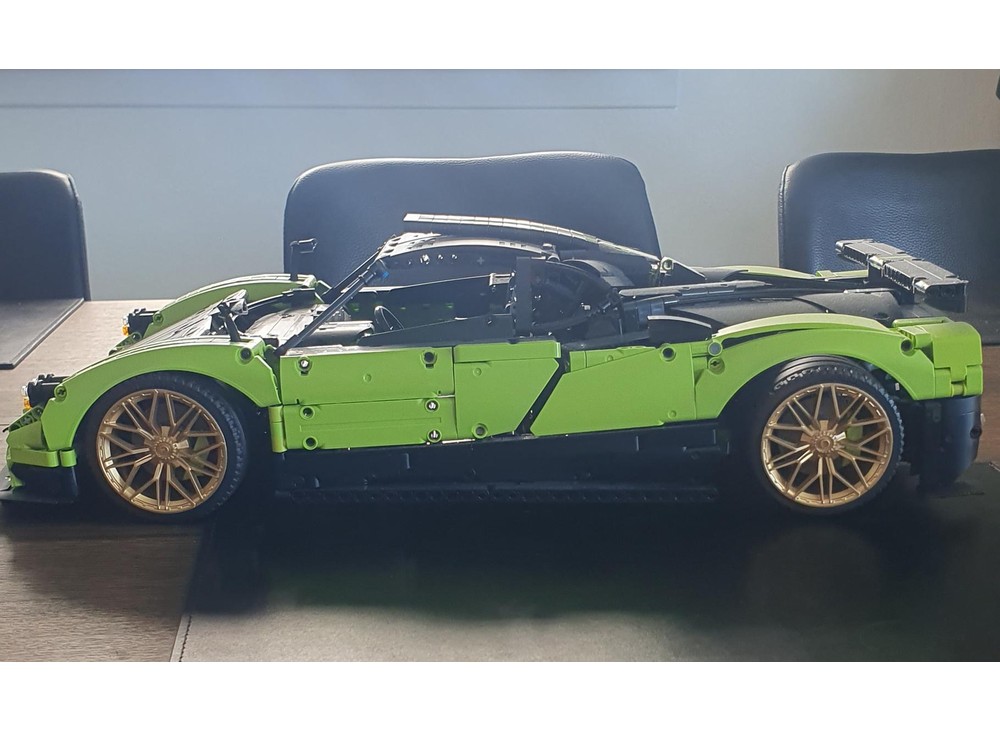 Lego Moc Pagani Zonda Cinque By Swtechnic Rebrickable Build With Lego