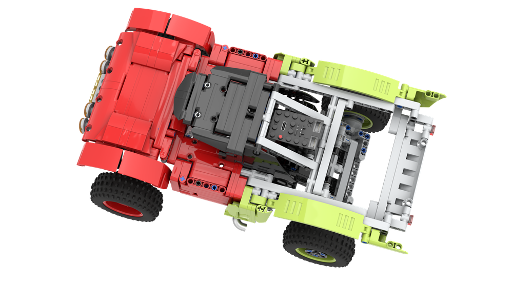 Lego Moc Flat Baja Truck Ii By Lixander A Rebrickable Build With Lego