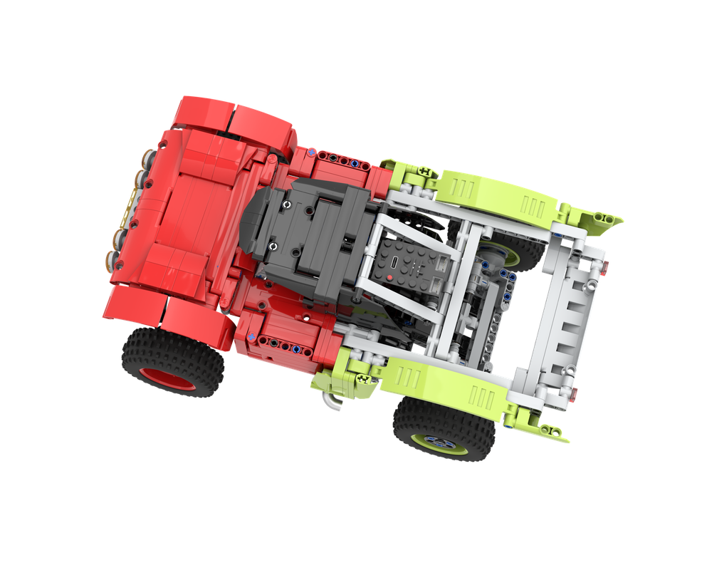 Lego Moc Flat Baja Truck Ii By Lixander A Rebrickable Build With Lego
