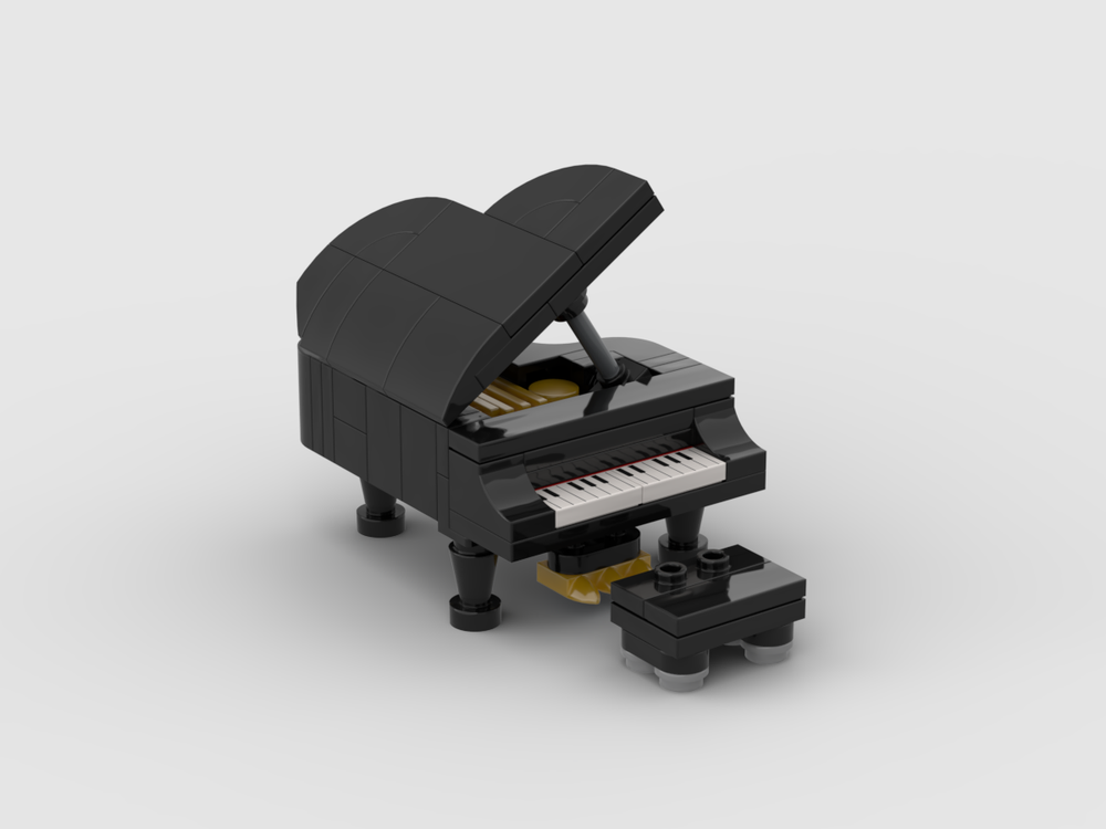 LEGO MOC Grand Piano by lunabricks | Rebrickable - Build with LEGO