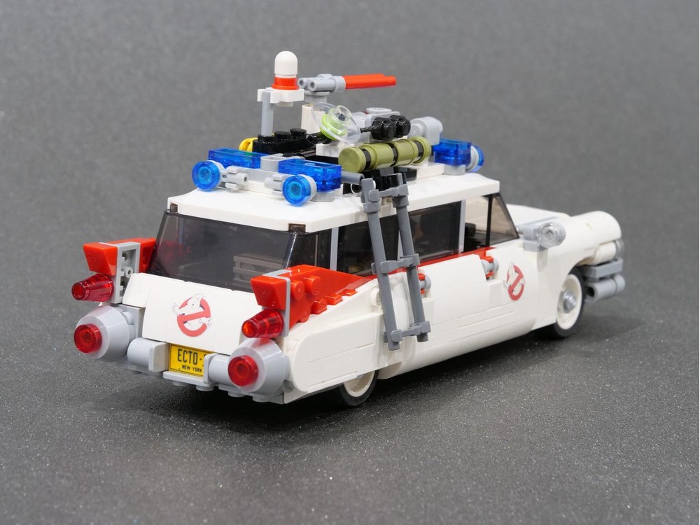 Lego Moc 1959 Cadillac Ecto 1 By Firefabric Rebrickable Build
