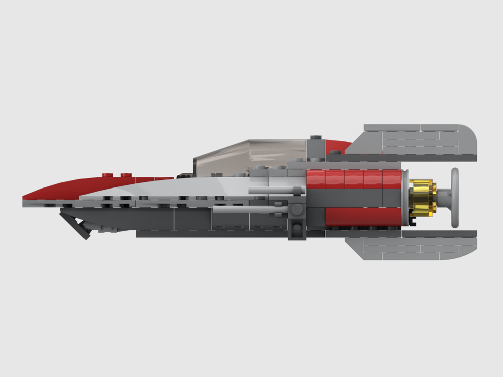 LEGO MOC-168758 Kiddo's First A-Wing by Palomar | Rebrickable - Build ...