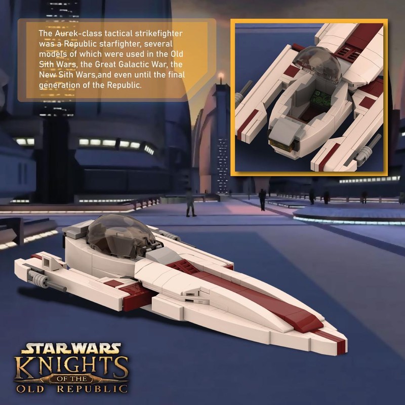 LEGO MOC Aurek-Class Tactical Strikefighter (KOTOR) by GibonTheRocket ...