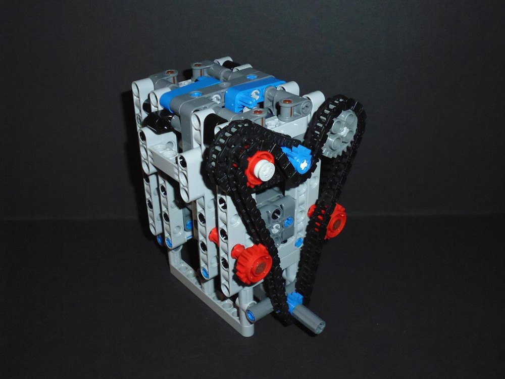 LEGO MOC 2-Cylinder 4-Stroke Engine with Ignition by Stef234 ...