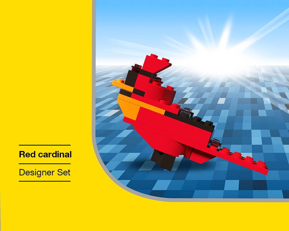 LEGO MOC Red cardinal by WoodenBoxProjects | Rebrickable - Build with LEGO