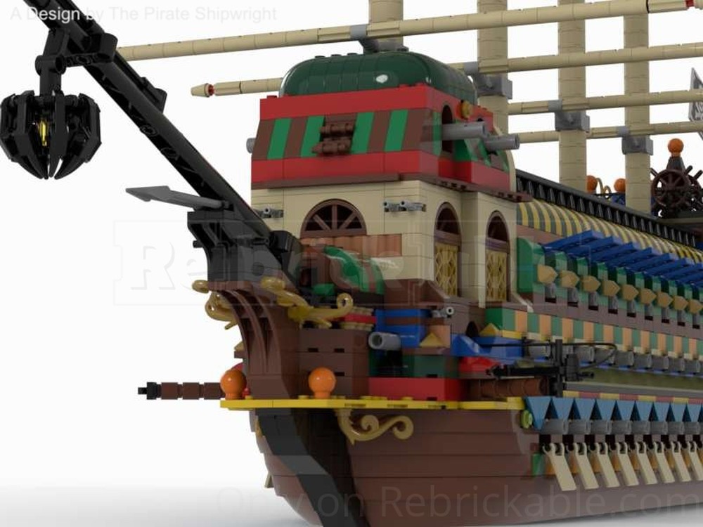 Lego Moc The Perseverance By The Pirate Shipwright Rebrickable