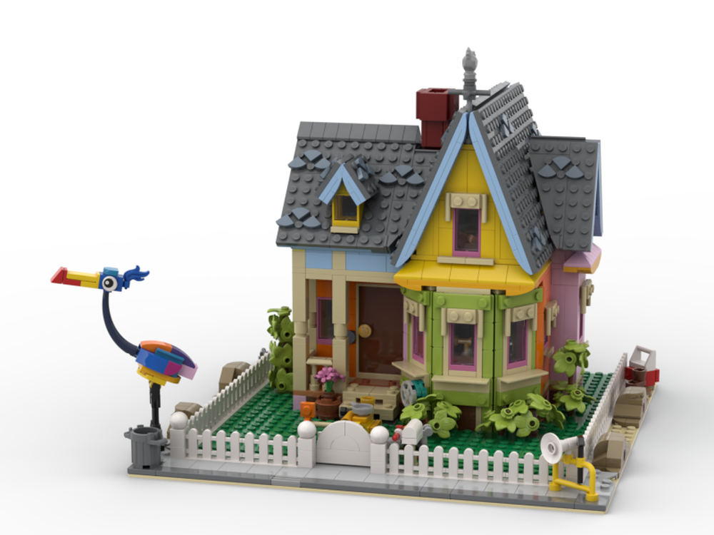 LEGO MOC-168777 Up house | 43217-1 Modification | Kevin, house, base ...