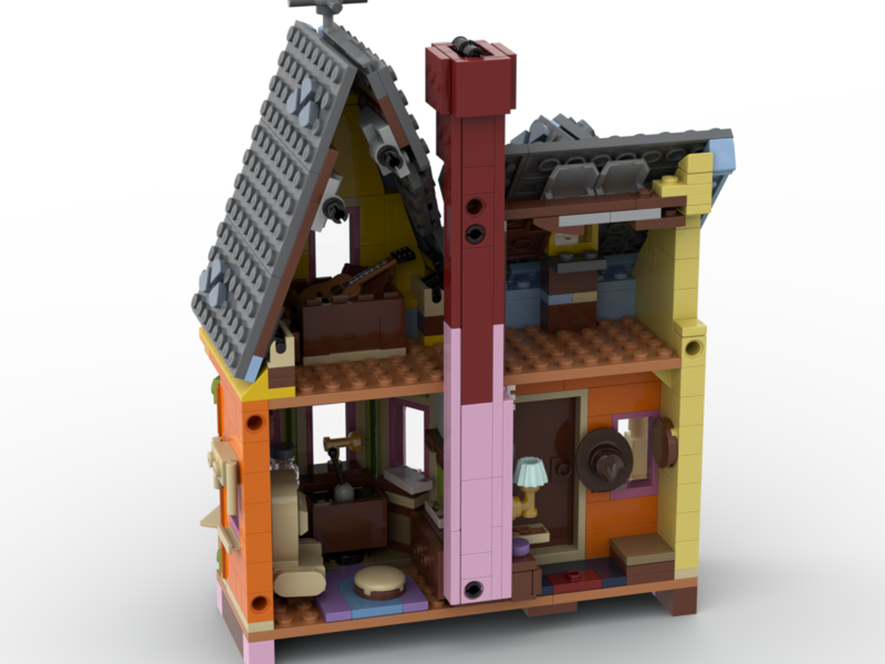 LEGO MOC-168777 Up house | 43217-1 Modification | Kevin, house, base ...