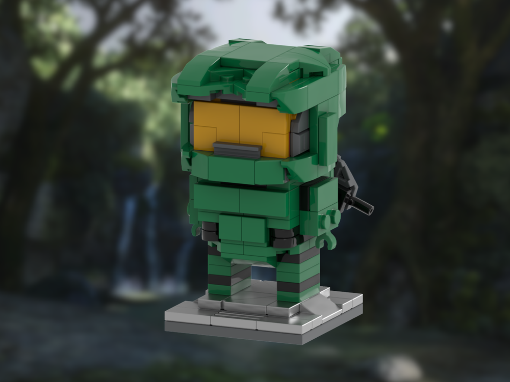 LEGO MOC Master Chief Brickhead by Bucktopus | Rebrickable - Build with ...