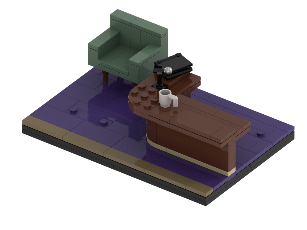 Lego Moc Mr Door Brickhead Alan Wake Ii By Bucktopus Rebrickable