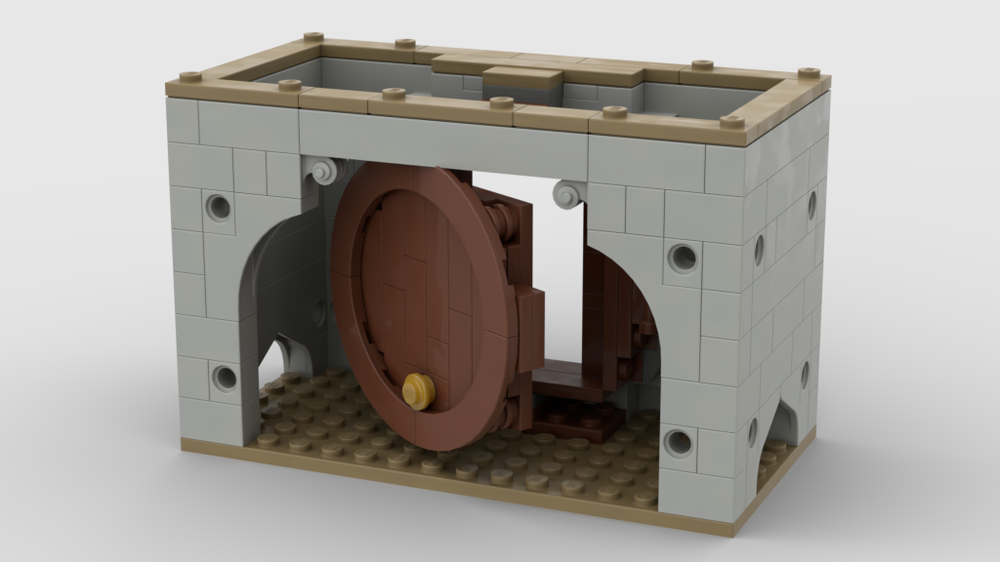 LEGO MOC Entrance to Hufflepuff Common Room by utilitypie | Rebrickable ...