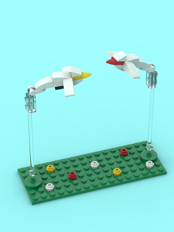 LEGO MOC Simple Flying Birds by celiaak | Rebrickable - Build with LEGO
