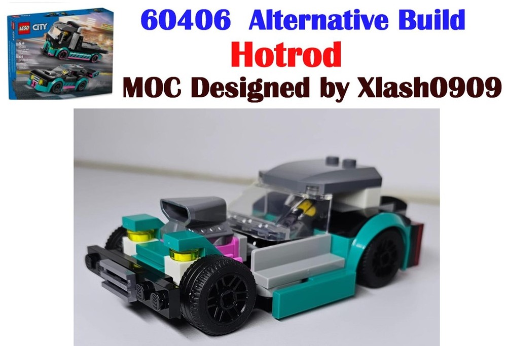 LEGO MOC 60406 HOTROD by xlash0909 | Rebrickable - Build with LEGO