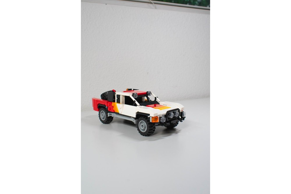 LEGO MOC Toyota T100 Baja Truck by mcgwerks | Rebrickable - Build with LEGO