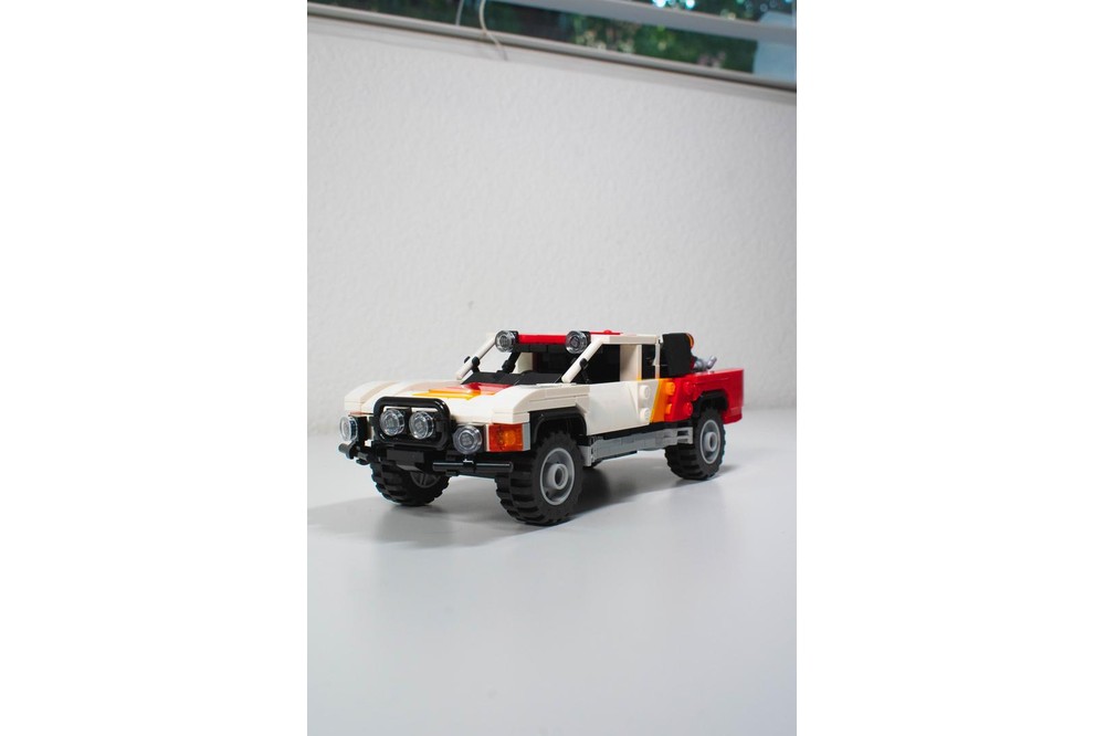 LEGO MOC Toyota T100 Baja Truck by mcgwerks | Rebrickable - Build with LEGO