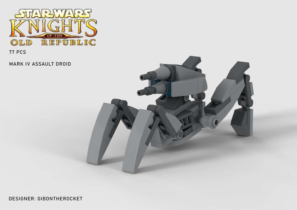 LEGO MOC Mark IV Assault Droid (KOTOR) by GibonTheRocket | Rebrickable ...