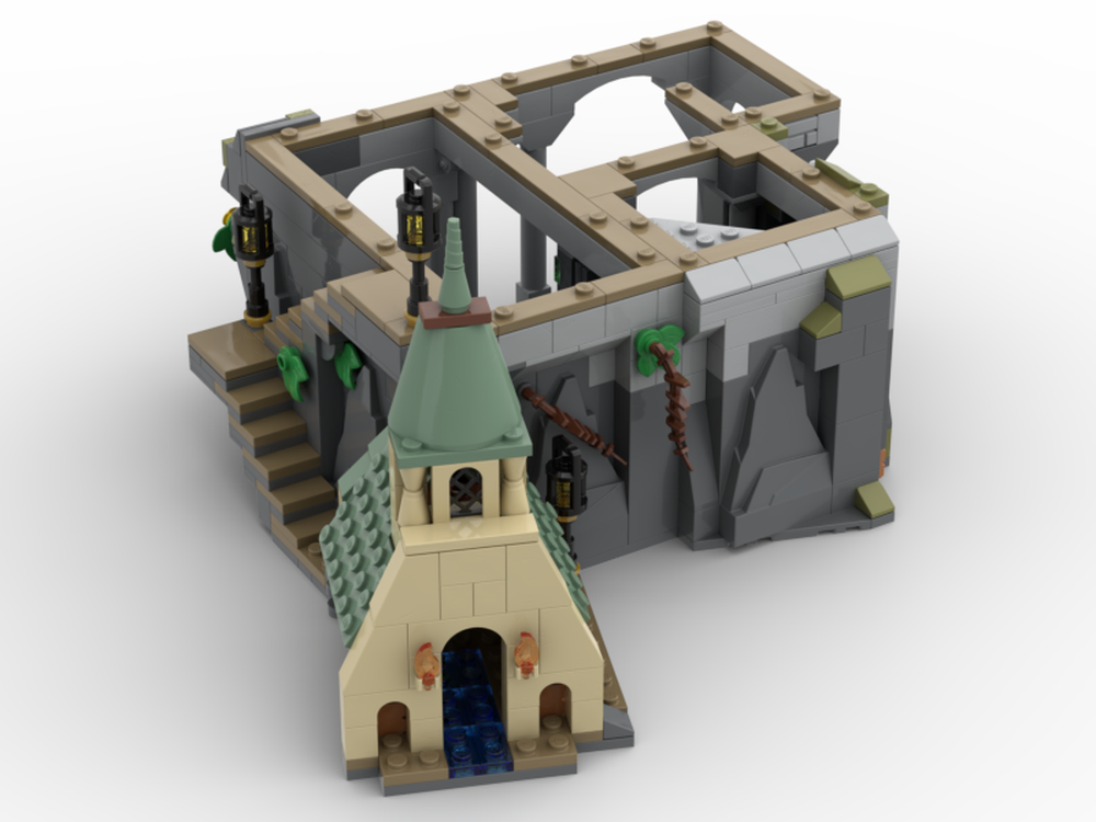 Lego Moc Hp Modular Boathouse Extension By Gobsmack Rebrickable