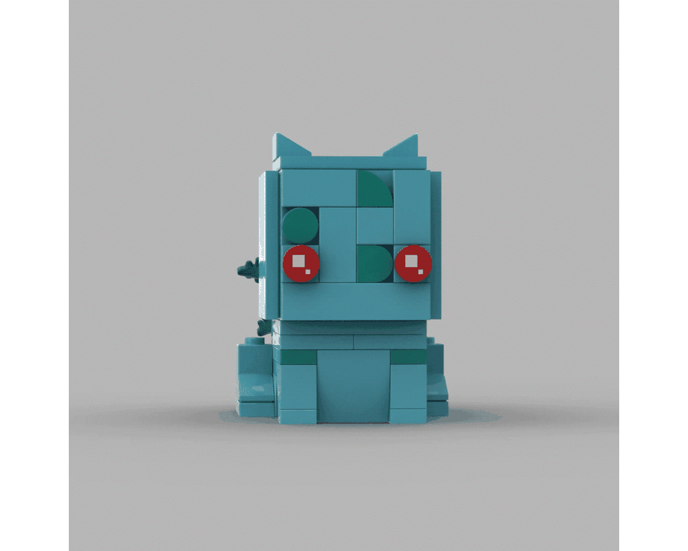 LEGO MOC Ivysaur (Pokémon) by herpuderpules | Rebrickable - Build with LEGO