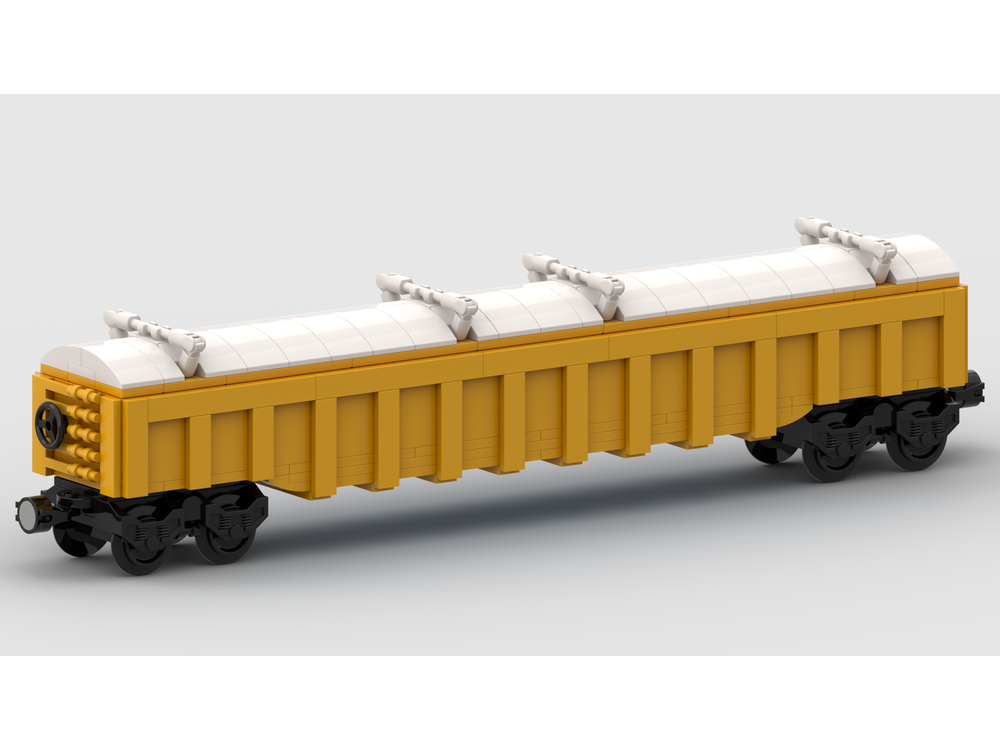Lego Moc Us Gondola Rail Car Cover By Bumu Rebrickable Build With Lego