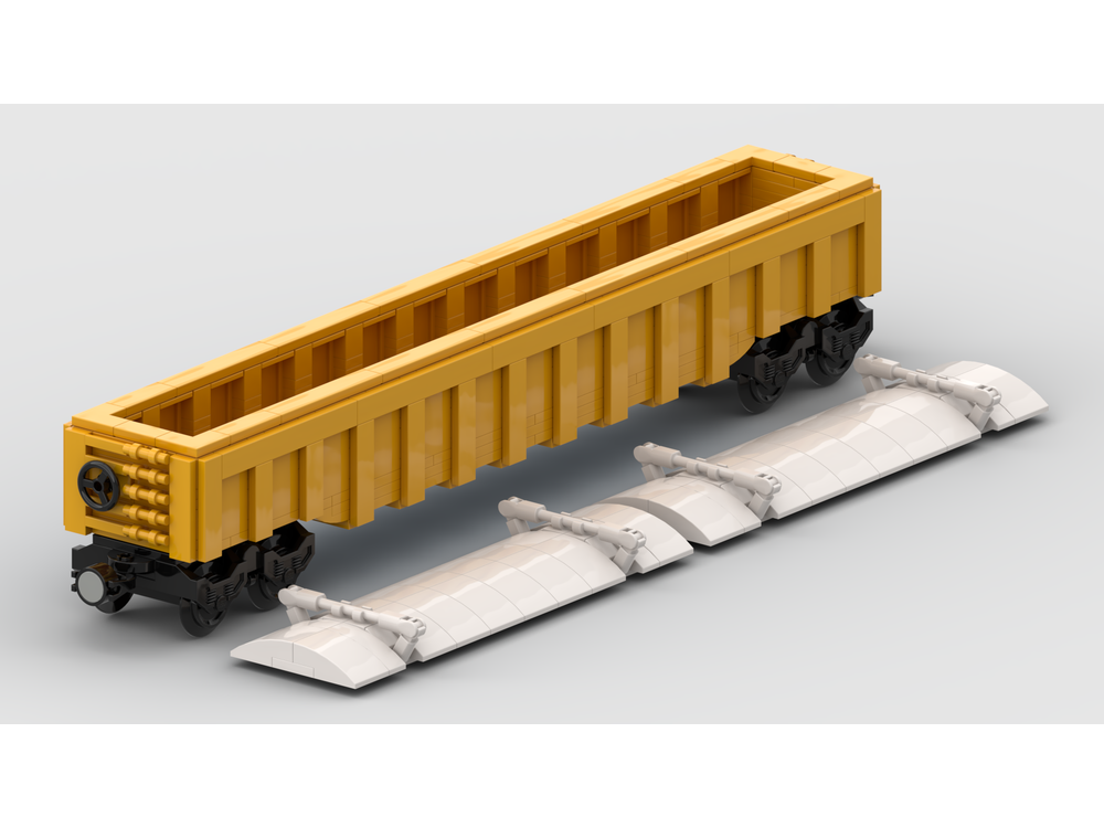 Lego Moc Us Gondola Rail Car Cover By Bumu Rebrickable Build With Lego