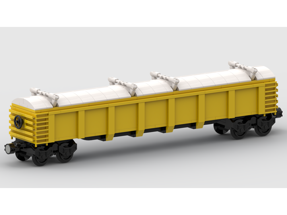 Lego Moc Us Gondola Rail Car Cover By Bumu Rebrickable Build With Lego