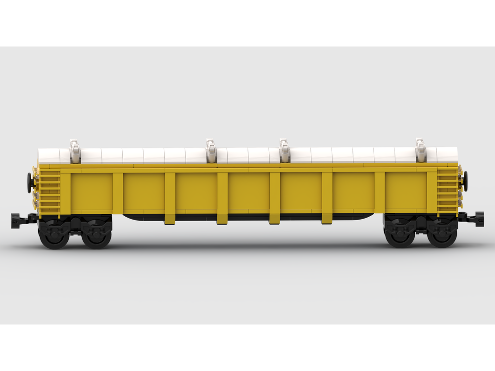 Lego Moc Us Gondola Rail Car Cover By Bumu Rebrickable Build With Lego