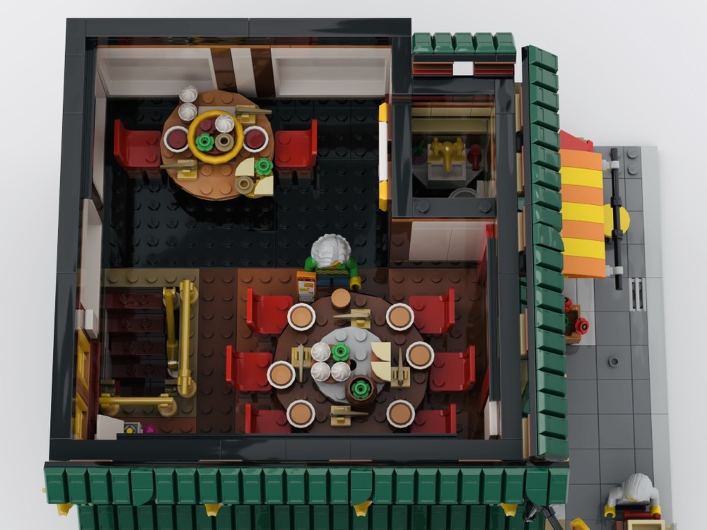 LEGO MOC Chinese Restaurant - Modification of Set 80113 by Brick ...