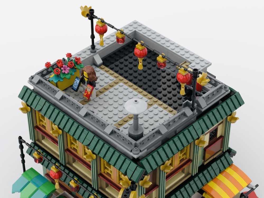 LEGO MOC Chinese Restaurant - Modification of Set 80113 by Brick ...