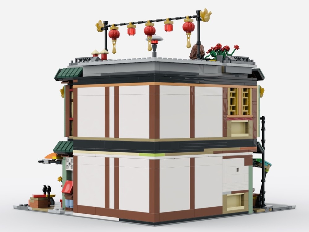 LEGO MOC Chinese Restaurant - Modification of Set 80113 by Brick ...