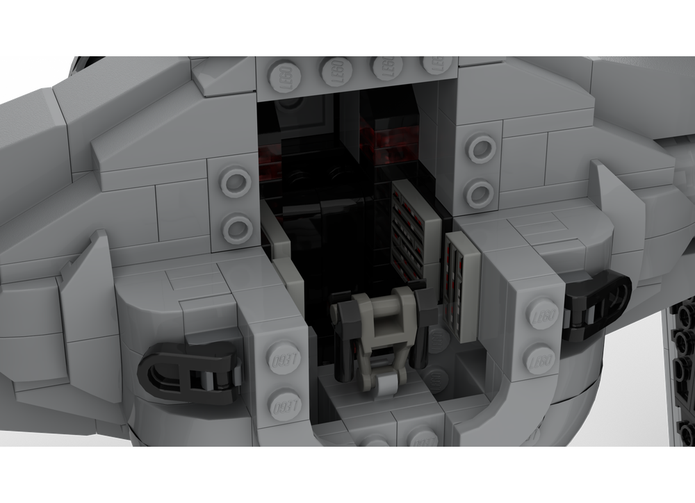 Lego Moc Sw Imperial Hangar Rogue Onedeath Star Imperial Interceptor