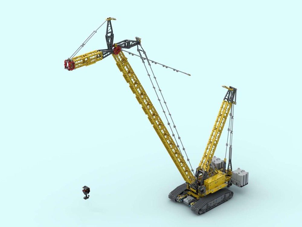 LEGO MOC Liebherr LR 13000 SDWVB configuration (2x42146) by zz0025 ...