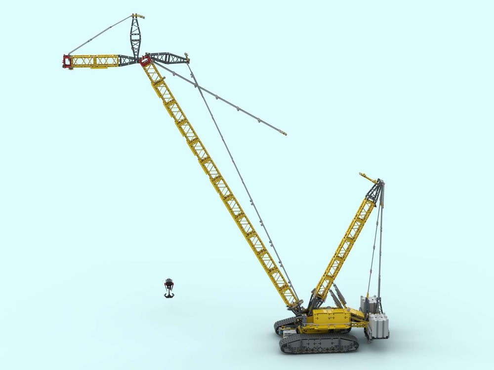 LEGO MOC Liebherr LR 13000 SDWVB configuration (2x42146) by zz0025 ...