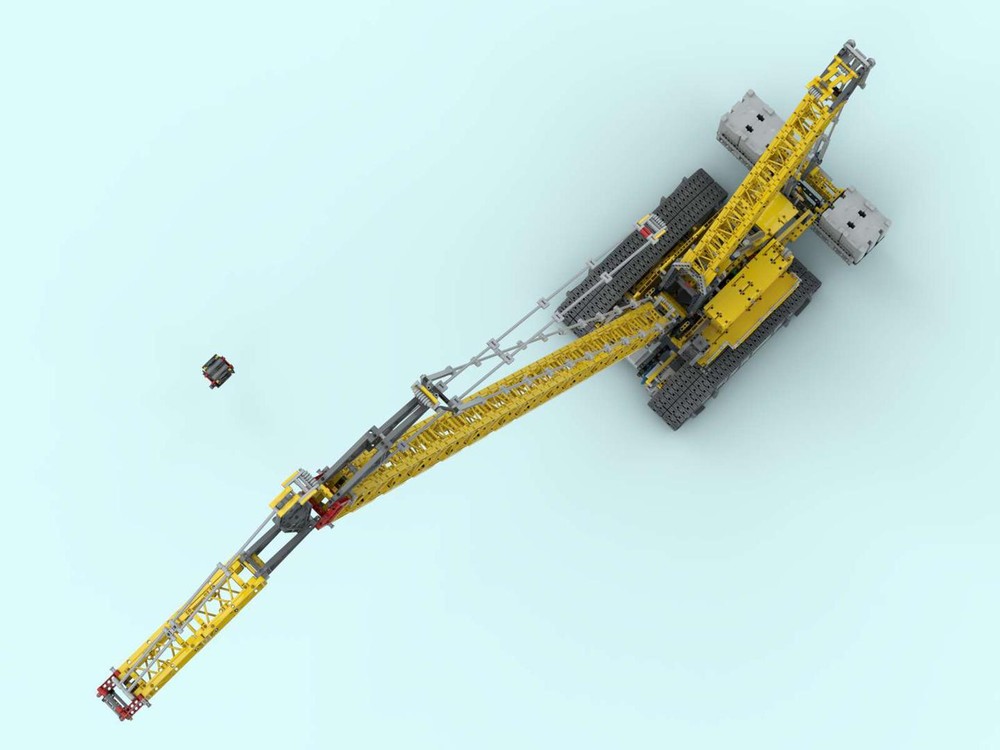 LEGO MOC Liebherr LR 13000 SDWVB configuration (2x42146) by zz0025 ...