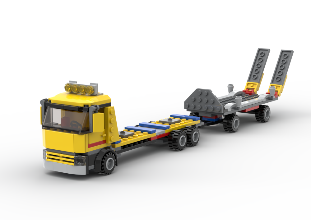 LEGO MOC Container Truck and Log/Car Trailer by good.lad | Rebrickable ...