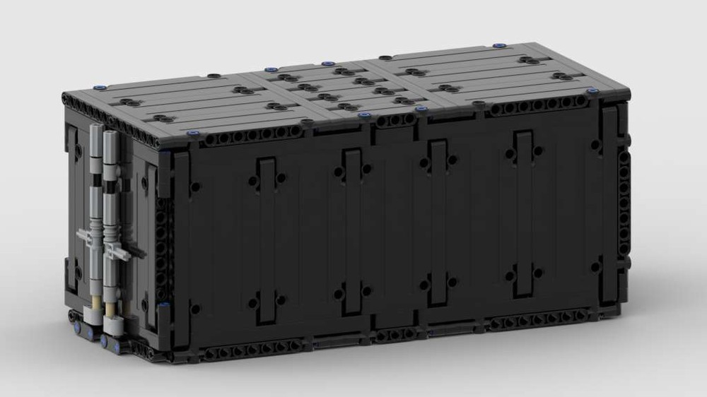 LEGO MOC 20ft Shipping Container by Trucknut | Rebrickable - Build with ...