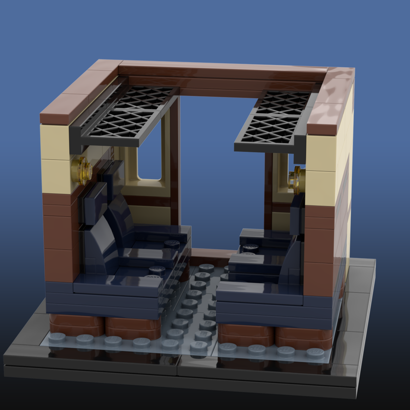 LEGO MOC HP train inside by LucSoleBricks | Rebrickable - Build with LEGO