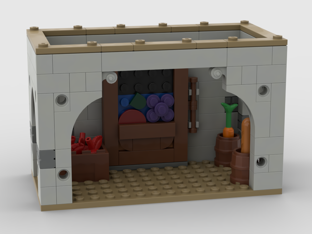 LEGO MOC Hogwarts Kitchen Entrance by utilitypie | Rebrickable - Build ...
