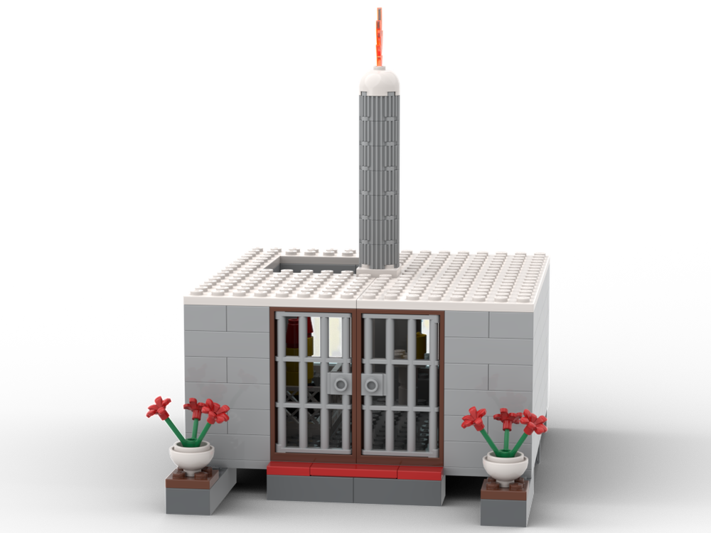 LEGO MOC Nuclear Rocket Base by Huebre | Rebrickable - Build with LEGO