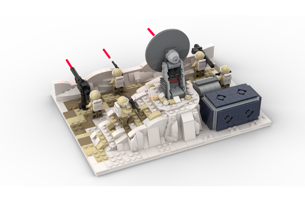 Lego Moc Sw Episode 5 Battle On Hoth Rebel Trench With The Laser 14 Fd